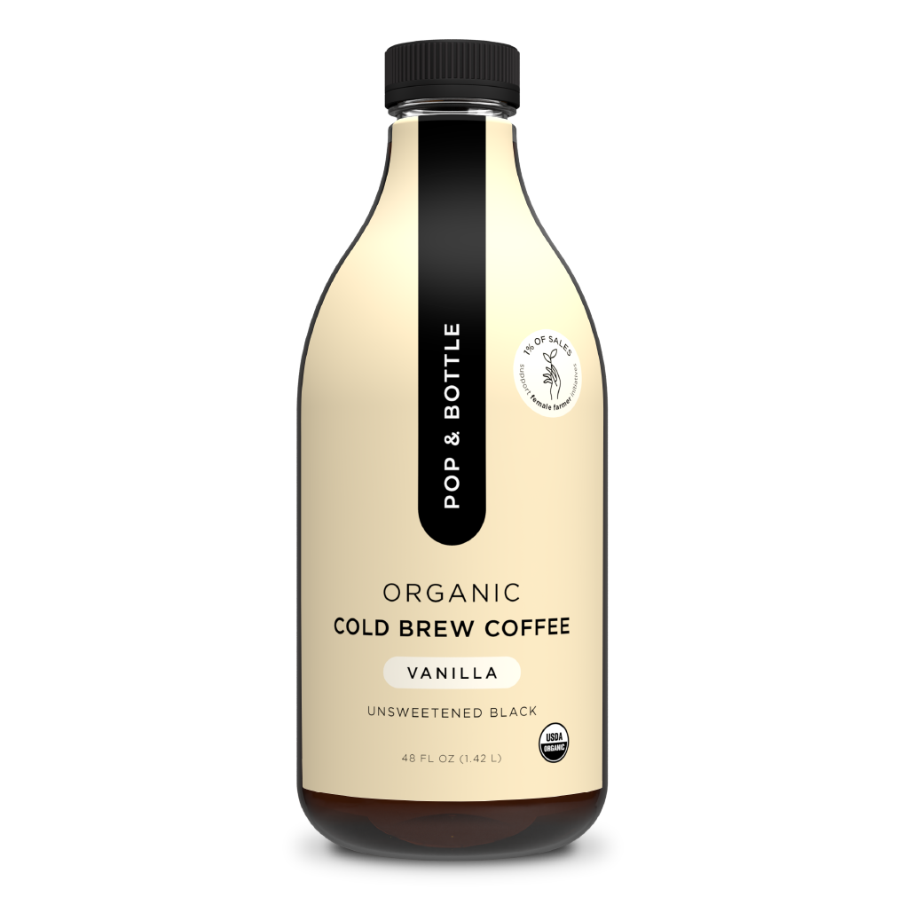 Organic Cold Brew Coffee | Vanilla – Pop & Bottle