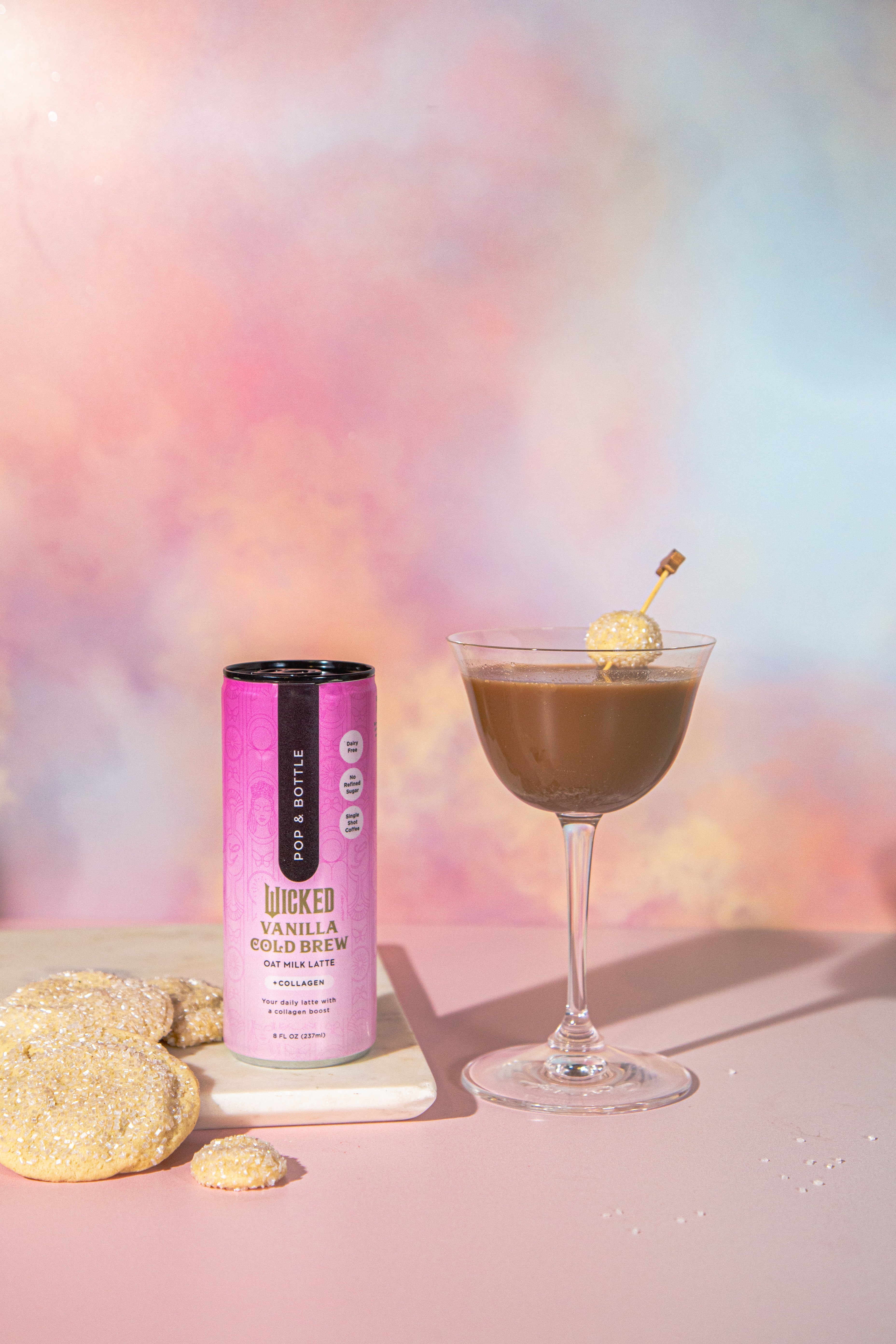 Sweet Spark Sugar Cookie Mocktini – Pop & Bottle