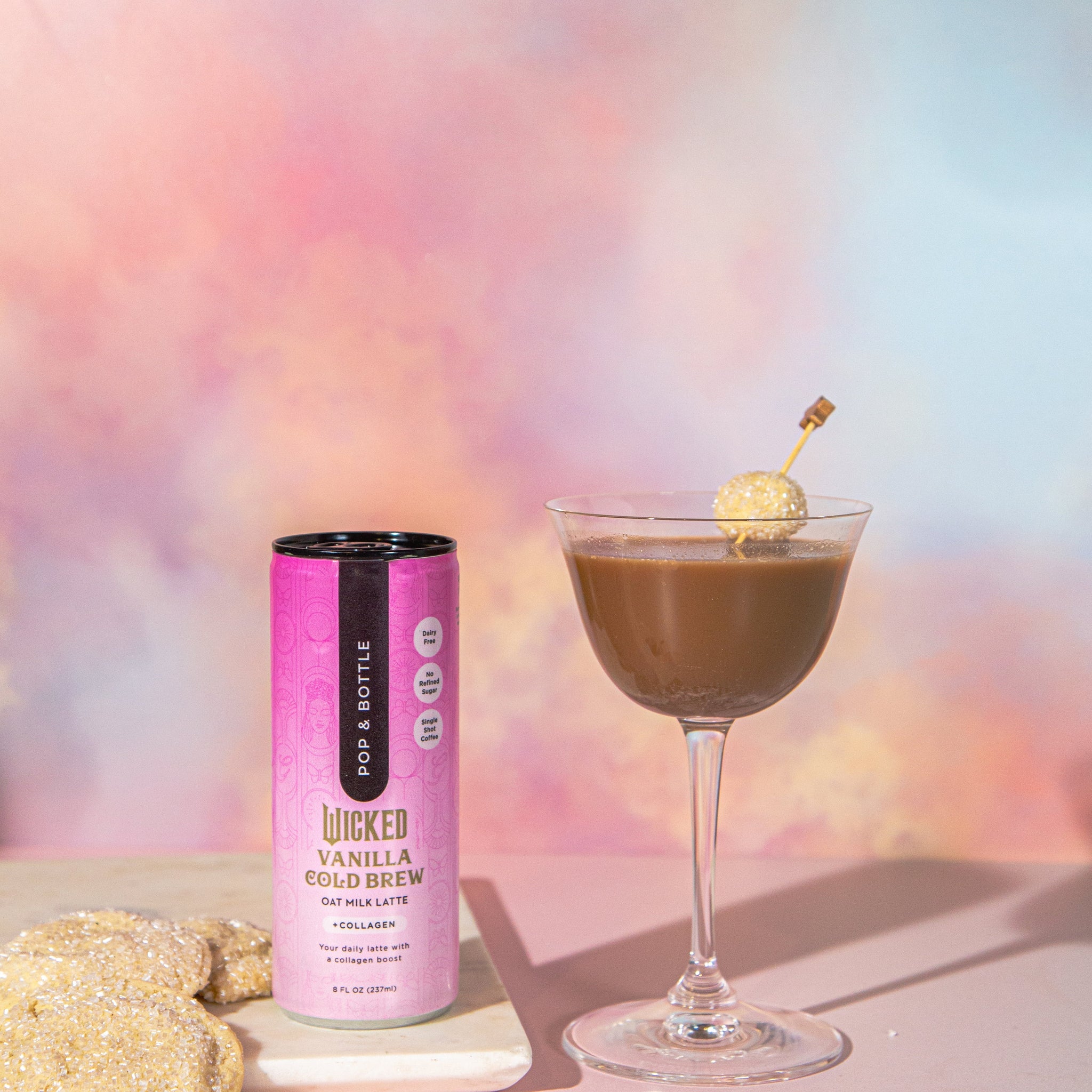 Sweet Spark Sugar Cookie Mocktini – Pop & Bottle