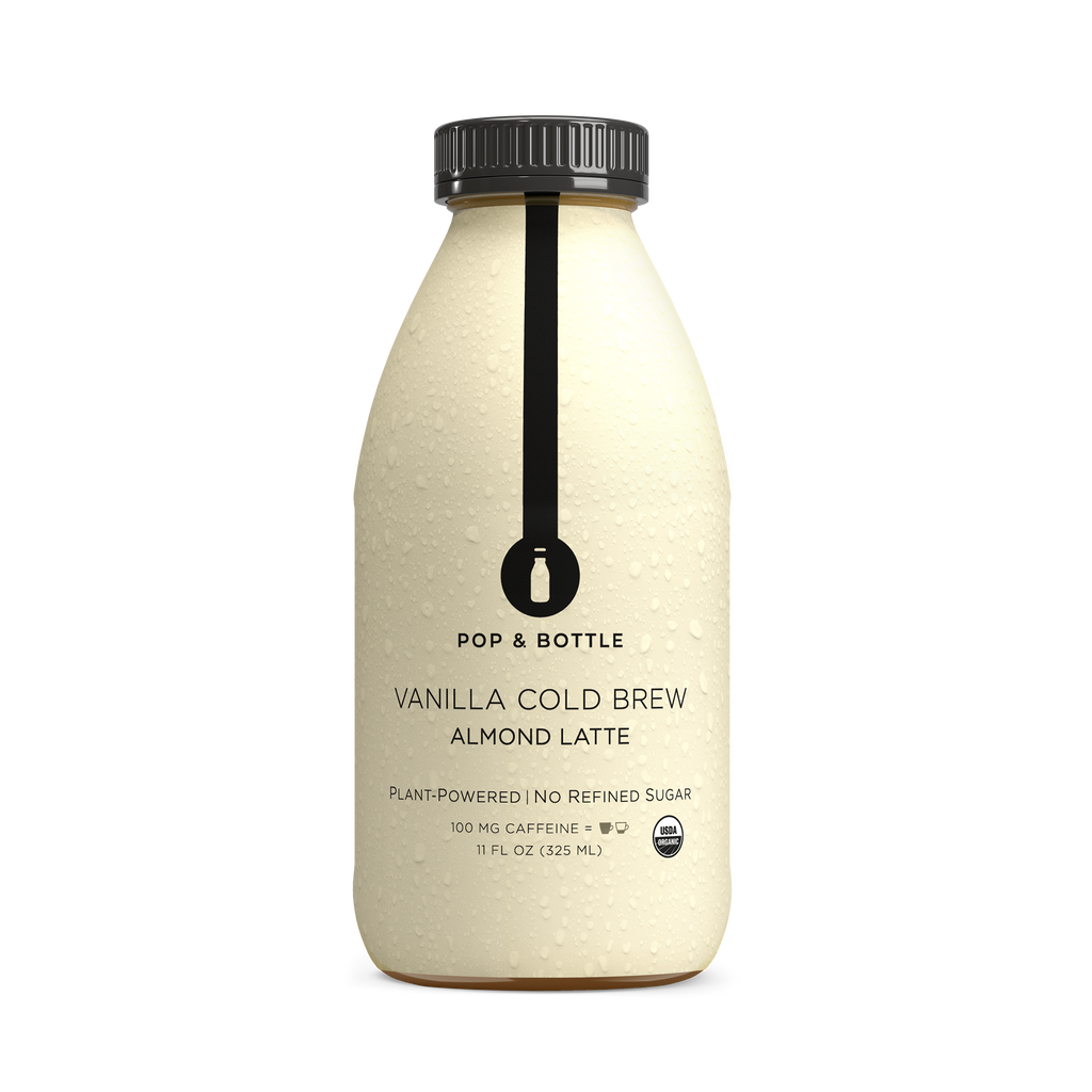 Pop & Bottle | Vanilla Cold Brew Latte - organic, dairy free, whole30