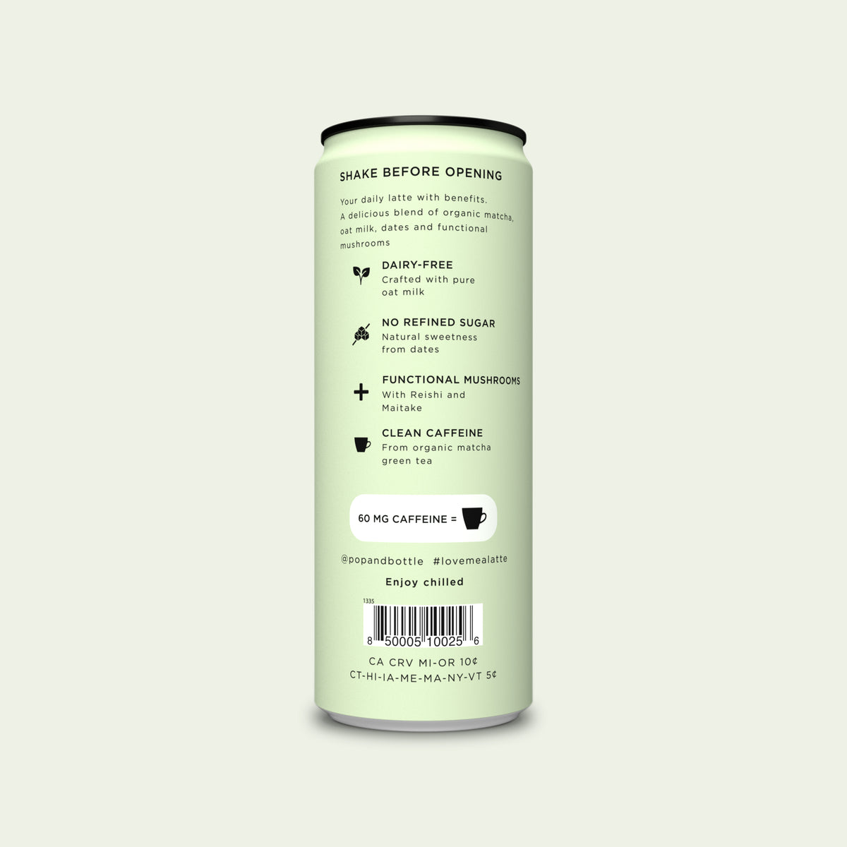 Matcha green tea | Oat Milk Latte – Pop & Bottle