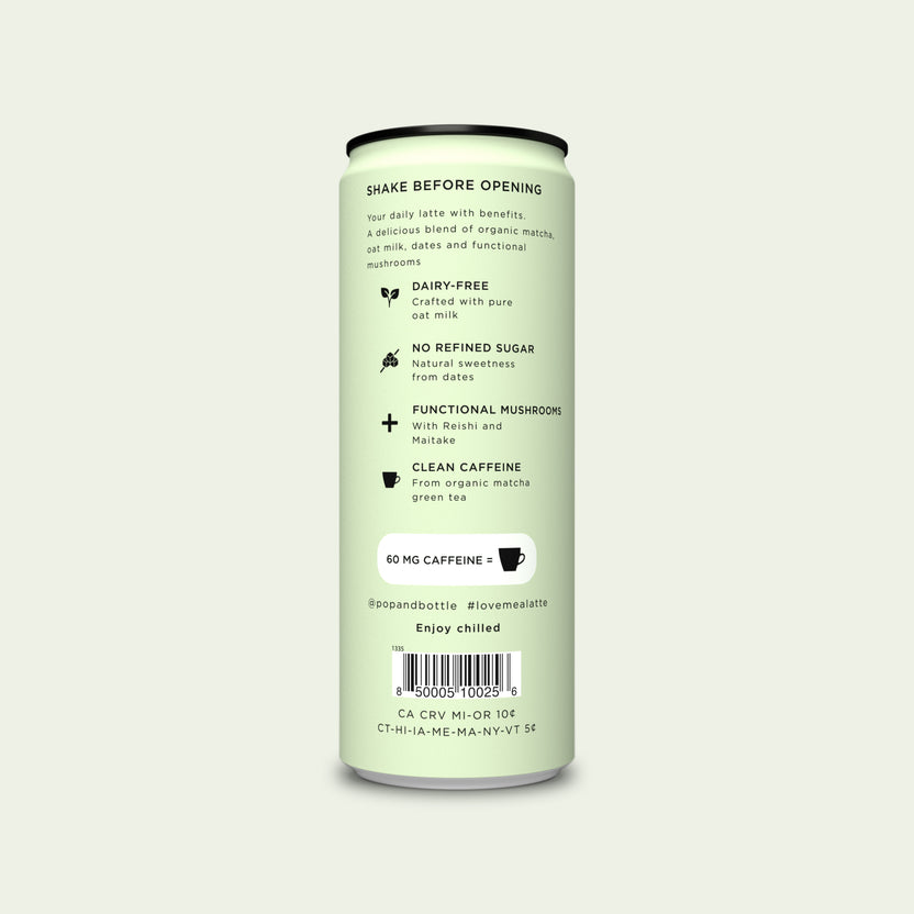 Matcha green tea | Oat Milk Latte – Pop & Bottle